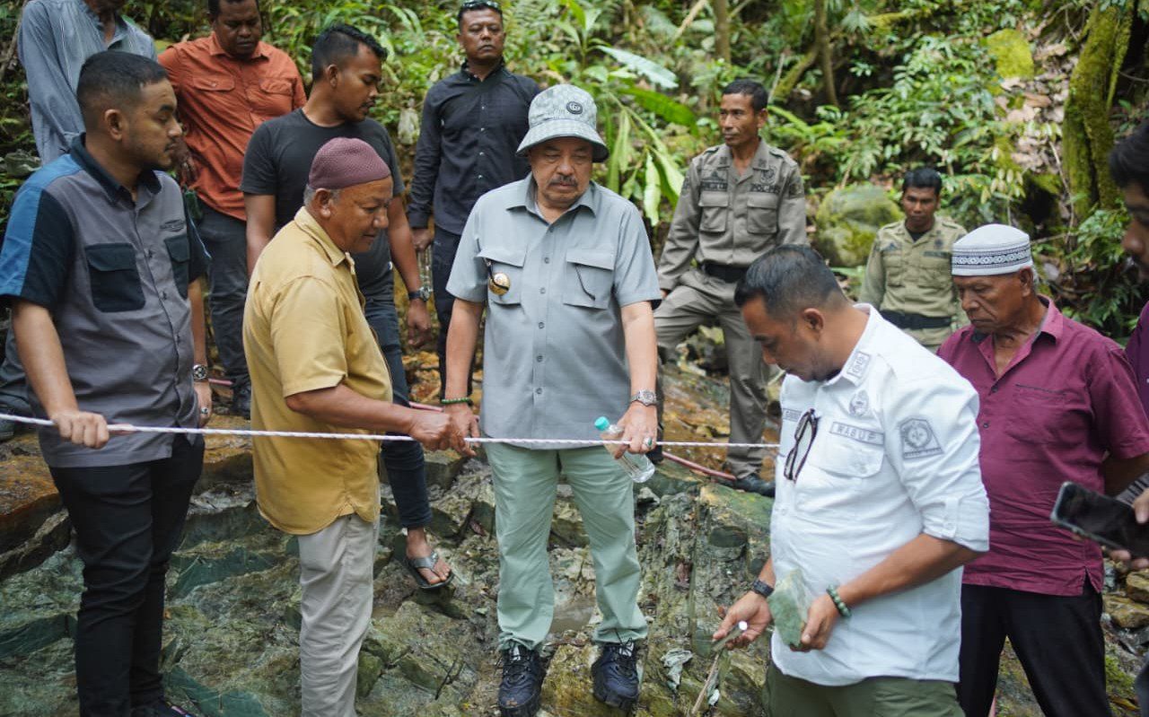 Wisata religi Masjid Giok di Nagan Raya, perpaduan arsitektur dan ...